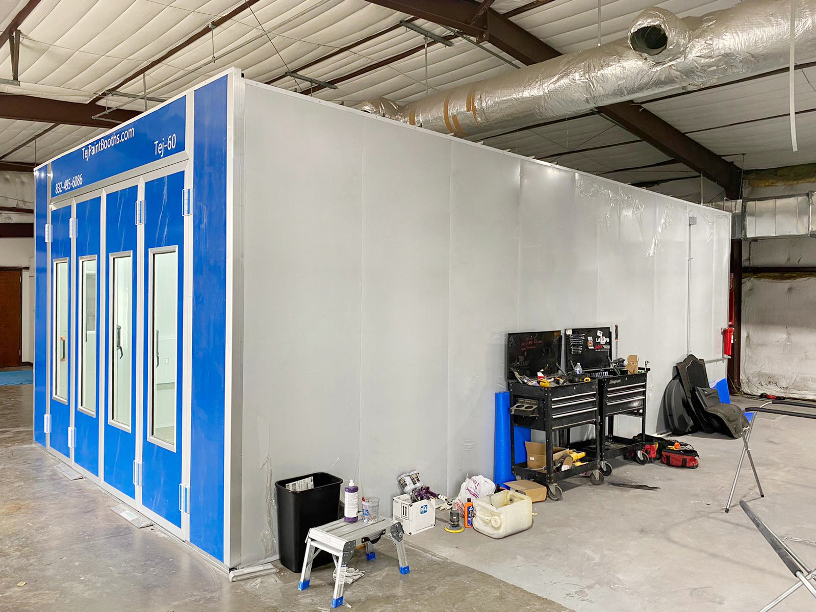 TEJ-60 Semi Down Spray Paint Booth - Tej Paint Booths