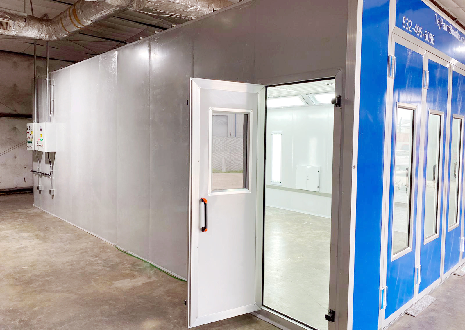TEJ-100 SEMI DOWN DRAFT PAINT BOOTH – Tej Paint Booths